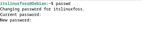 How To Change A Password On Debian Its Linux Foss