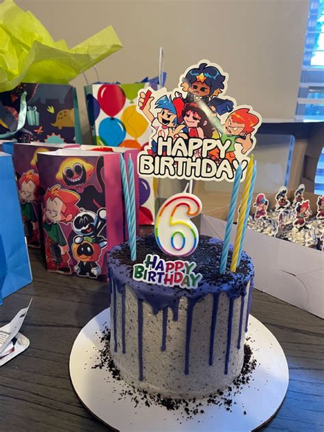 Friday Night Funkin Cake Cumpleaños De Los Vengadores Decoraciones