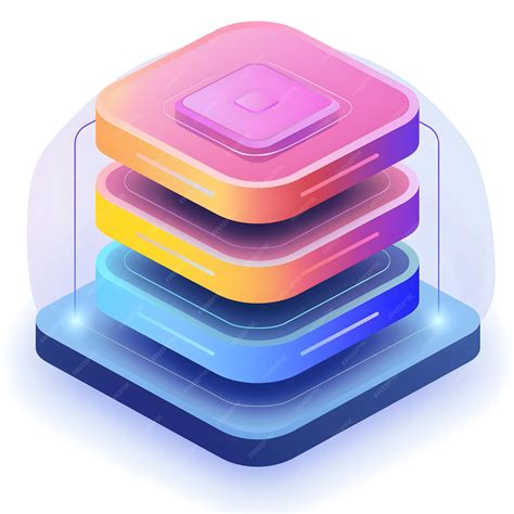 Premium Photo Isometric Data Center Infrastructure Illustration