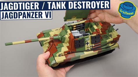 Cobi 2580 Jagdtiger Tank Hunter Jagdpanzer Vi Speed Build Review