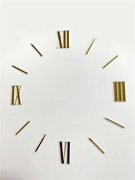 Acrylic Roman Numbers And Stick Set Vajra Epoxy Store
