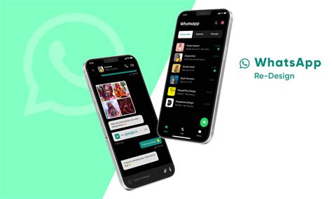 Whatsapp Redesign Dark Mode Figma
