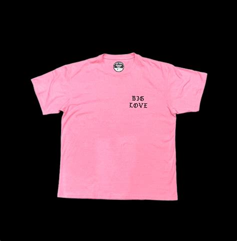 Big Love Pink T Shirt Big Love Records