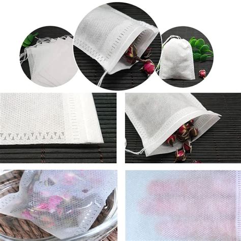 50 шт лот чайные пакетики пустые ароматизированные чайные пакетики со струнной бумагой для