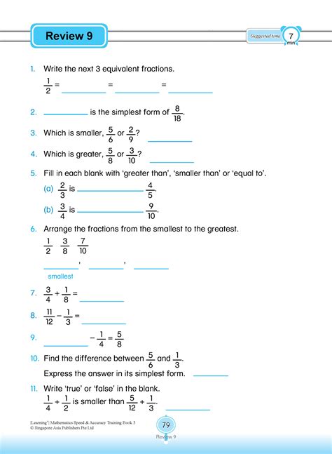 Learning Mathematics Speed And Accuracy Training Book 3 Openschoolbag