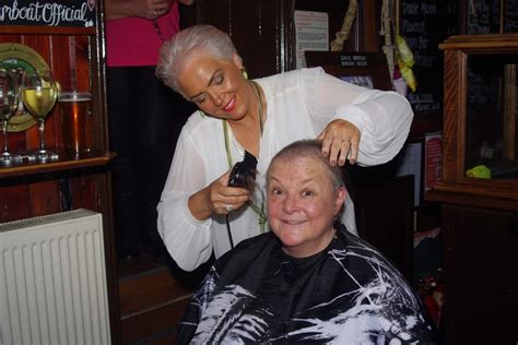 Woman Shaves Hair Off To Mark 10 Years Cancer Free Raising Vital Funds