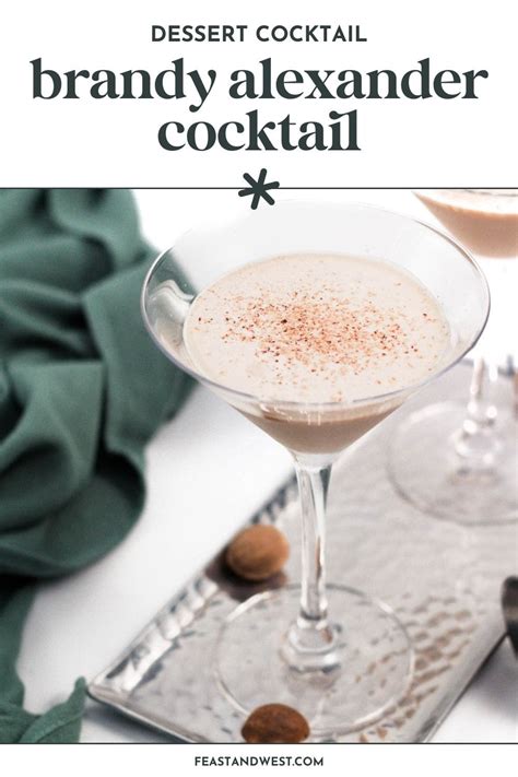 Classic Brandy Alexander Cocktail Cocktail Recipe Feast West