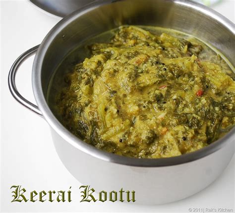 Keerai Kootu Recipe South Indian Kootu Raks Kitchen
