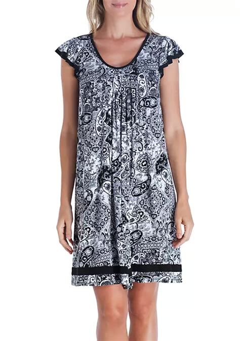Ellen Tracy Flutter Sleeve Top Belk