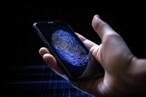 Premium Ai Image Illustration Of Mobile Phone With Fingerprint On