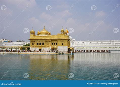 Architecture Of Harmandir Sahib Or Golden Temple In Amritsar India