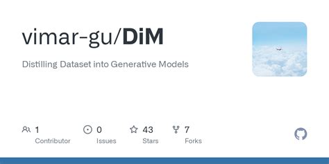 GitHub Vimar Gu DiM Distilling Dataset Into Generative Models