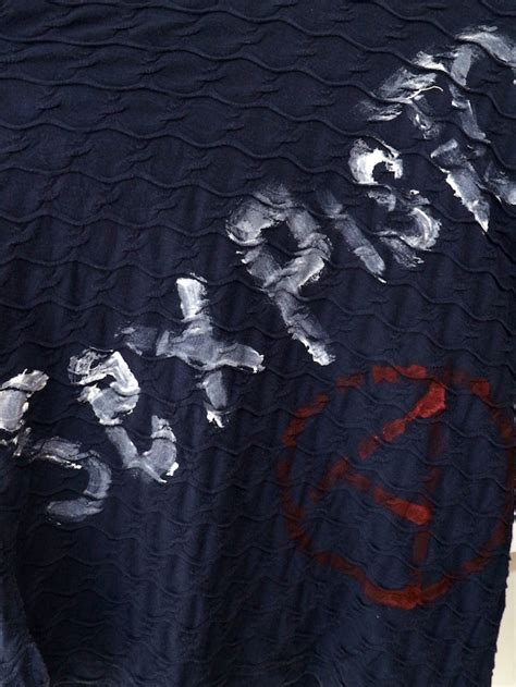 【used古着】sex Pistols And Anarchy Symbol Hand Painted Knit Cutsew セックス