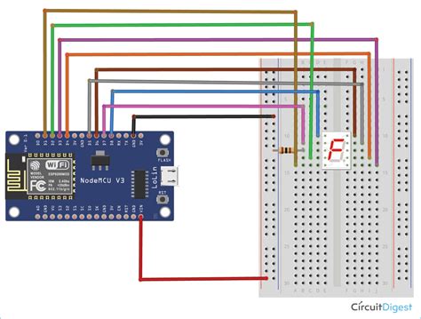 Programming Esp8266 To Display Alphanumeric Characters On Seven Segment