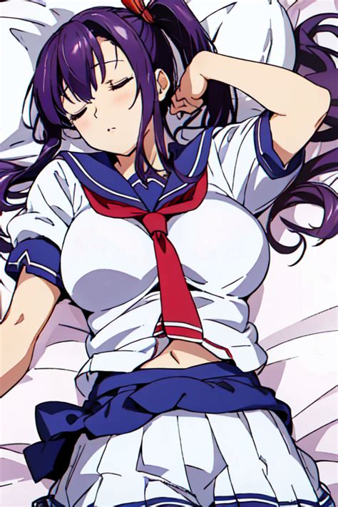 Ai Art Haruko Sleep By Shraffe Kyu Pixai
