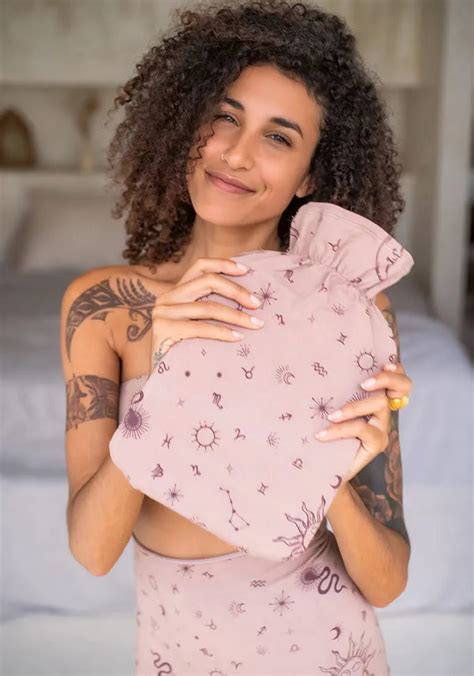 Cotton Hot Water Bottle Cover Warriors Of The Divine
