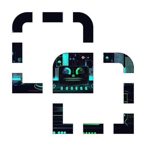 Image Icons Object Intersect Radio Sound Background Premium Ai Generated Image