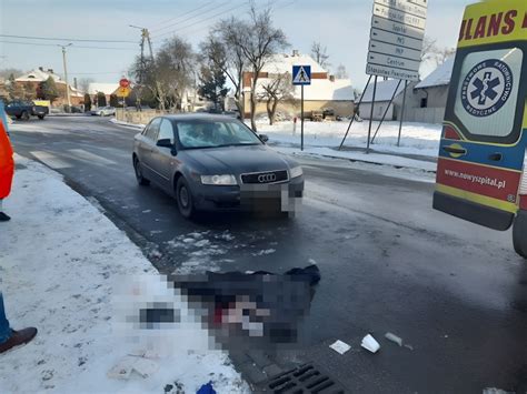 Kierowca audi potrącił 68 latka Do zdarzenia doszło na ul Kolejowej