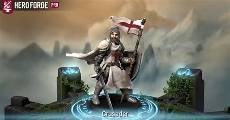 Crusader Made With Hero Forge