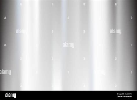 Silver Foil Background Metal Textured Shiny Gradient Stainless Glossy
