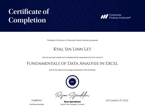 Dataanalysis Excel Cficertified Learningjourney Datavisualization