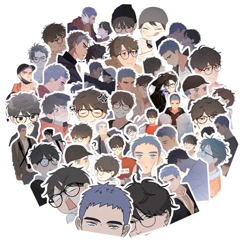 Here U Are Yaoi Bl Manhua Sticker Pack 40pcs Shopee Philippines