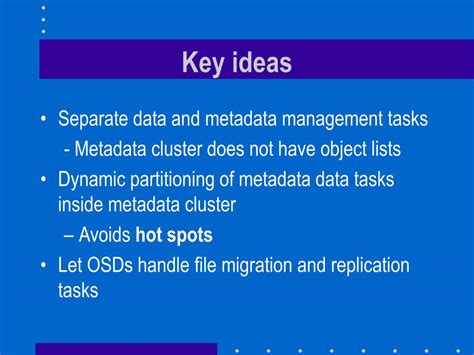 Ppt Ceph A Scalable High Performance Distributed File System