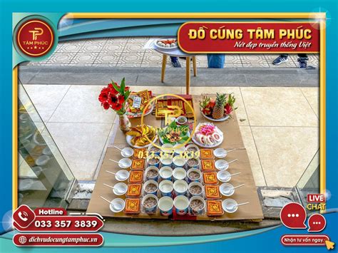 Dịch Vụ Đồ Cúng Tâm Phúc Cung Cấp Dịch Vụ đồ Cúng Trọn Gói Cho Mọi
