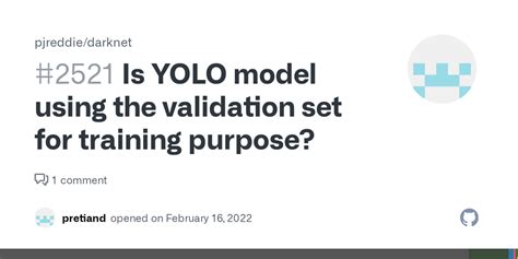 Is Yolo Model Using The Validation Set For Training Purpose · Issue