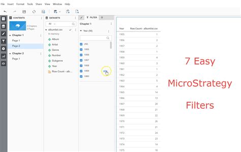 7 Easy Microstrategy Filters Efficient Analyst