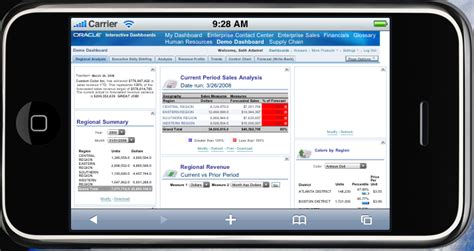 oracle bi ee and apple iphone vlamis