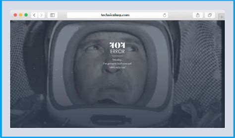 Free 404 Error Page Html Template Codepen ~ Technical Arp