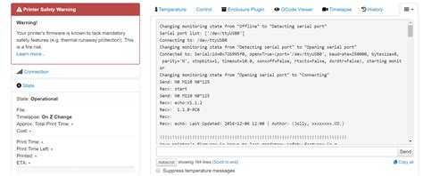 Octoprint Tells Me That My Printers Firmware Lacks Mandatory Safety Features What Does This