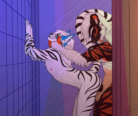 Rule 34 Anal Anal Sex Animated Anthro Duo Felid Genitals Hand On Head Male Malemale Mammal