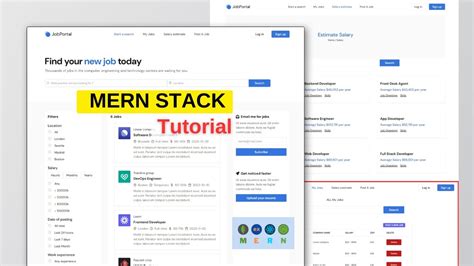 Mern Stack Job Portal Using React Mongodb Node Expressjs And Tailwind Css Youtube