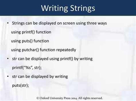 Chapter 4 Strings Ppt