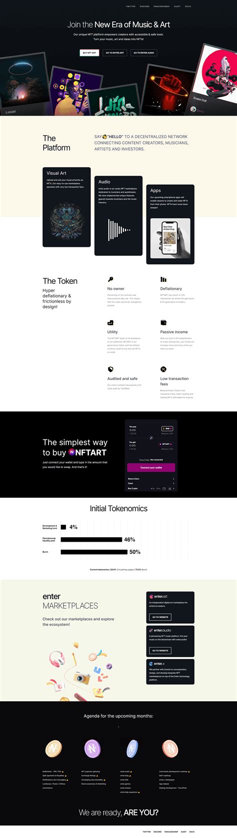 NFT Landing Page UI UX Design On Behance NFT Landing Page UI UX Design On Behance
