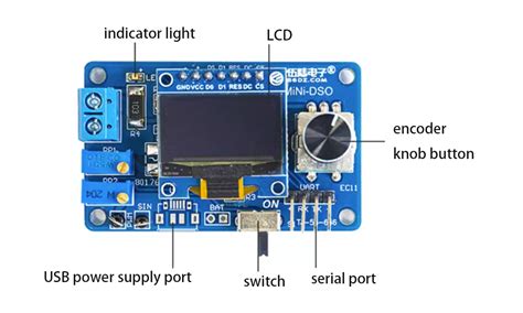 Tj 56 646 Mini Dos Lcd Oscilloscope Diy Kit Zeus Diy Electronics