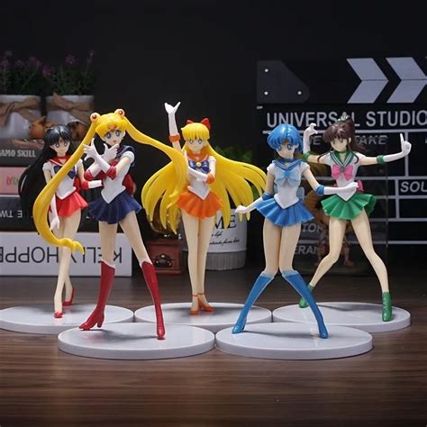 Action Figures Sailor Moon Makoto Kino Minako Aino Ami Mizuno Haruka