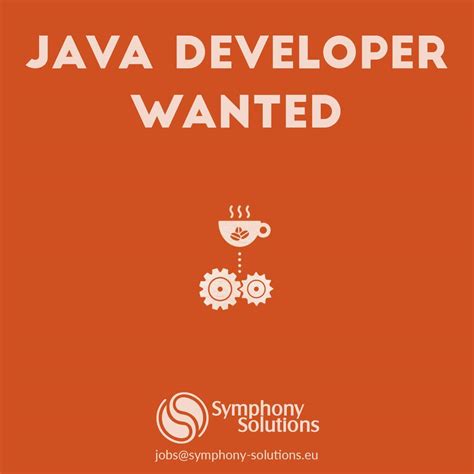 Symphony Solutions On Linkedin Senior Java Developer Wanted Send Your Cv To