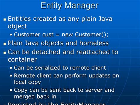 Cs6320 Java Persistence Api Ppt Download