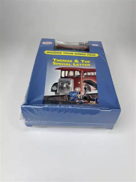 Thomas And Friends Dvd Bonus Pack W Wooden Railway Engine Sealed New