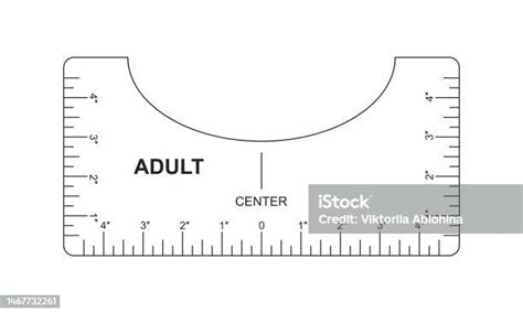 T 셔츠 정렬 가이드 성인 크기 템플릿입니다 의류 디자인을 중심으로하기위한 눈금자 승화 인쇄 또는 레이저 절단을 위한 마크업과 숫자가 있는 재봉 측정 도구 인치 보정 0명에