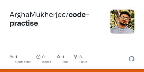 Github Arghamukherjeecode Practise