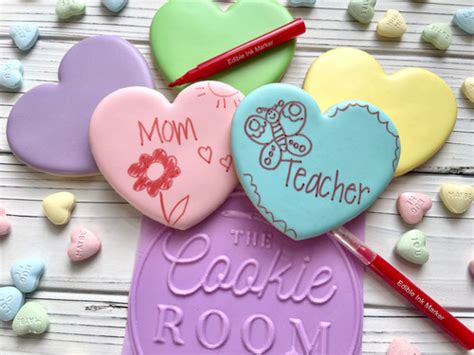 Decorate Your Own Conversation Hearts The Cookie Room