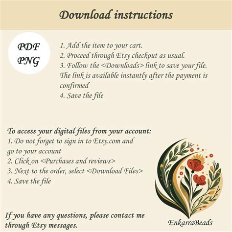 Diy Beaded Necklace Graph Template Instant Download Png Pdf Etsy