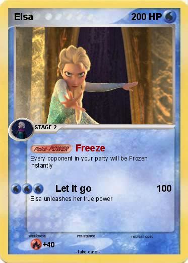 Pokémon Elsa 104 104 Freeze My Pokemon Card