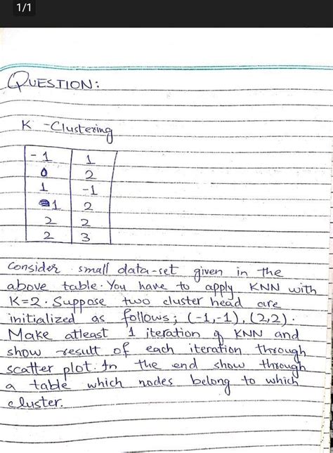 solved question consider small data set given in the above