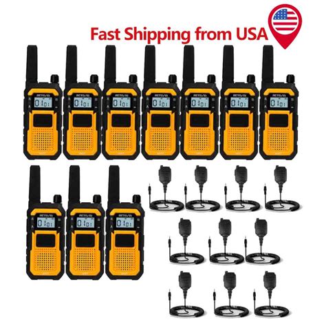 Retevis RB IP FRS Heavy Duty Walkie Talkie With Microphone Pack