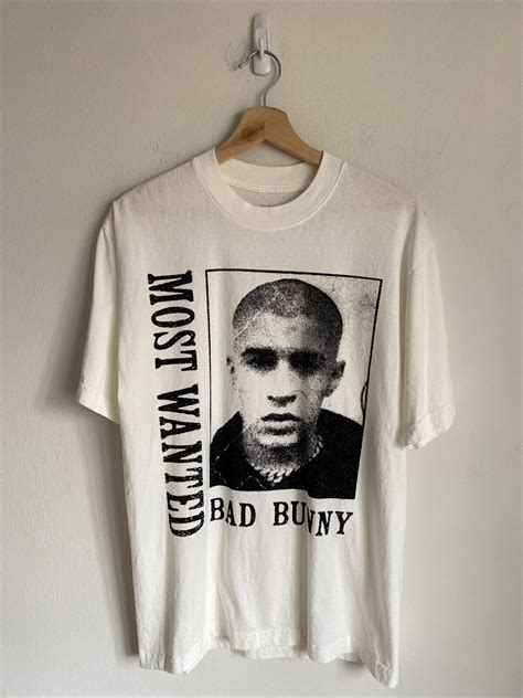 Bad Bunny Most Wanted Tour Concert 2024 Tour White T Gem